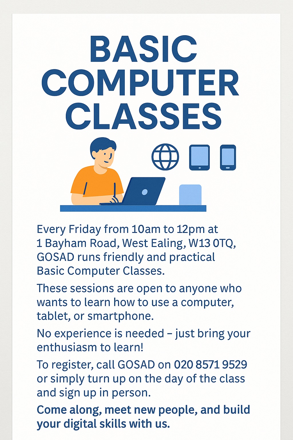 Basic Computer Classes - Do Something Good